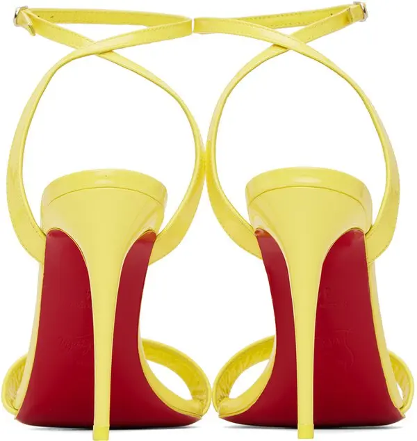 ルブタン　イエローピンヒール クリスチャンルブタン Christian louboutin パンプス ハイヒール